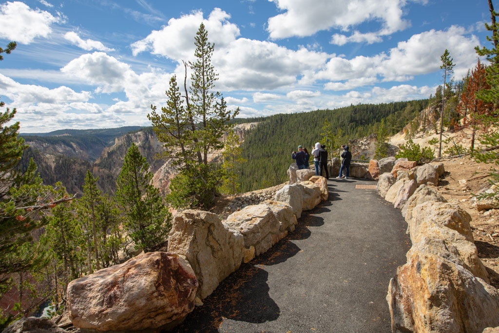 Yellowstone's Inspiration Point Reopens After rehabilitation ...