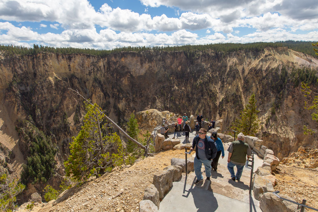 Yellowstone's Inspiration Point Reopens After rehabilitation ...